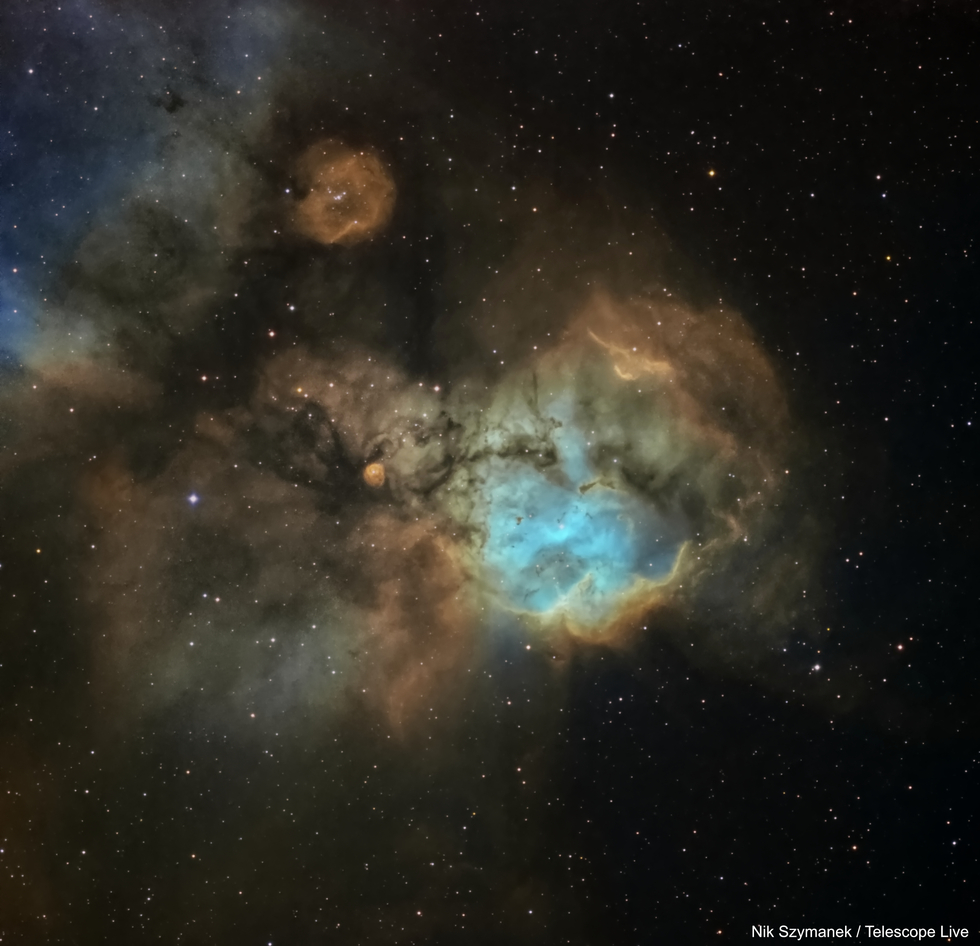 NGC 2467 Skull & Crossbones nebula | Telescope Live NGC 2467 Skull & Crossbones nebula | Telescope Live